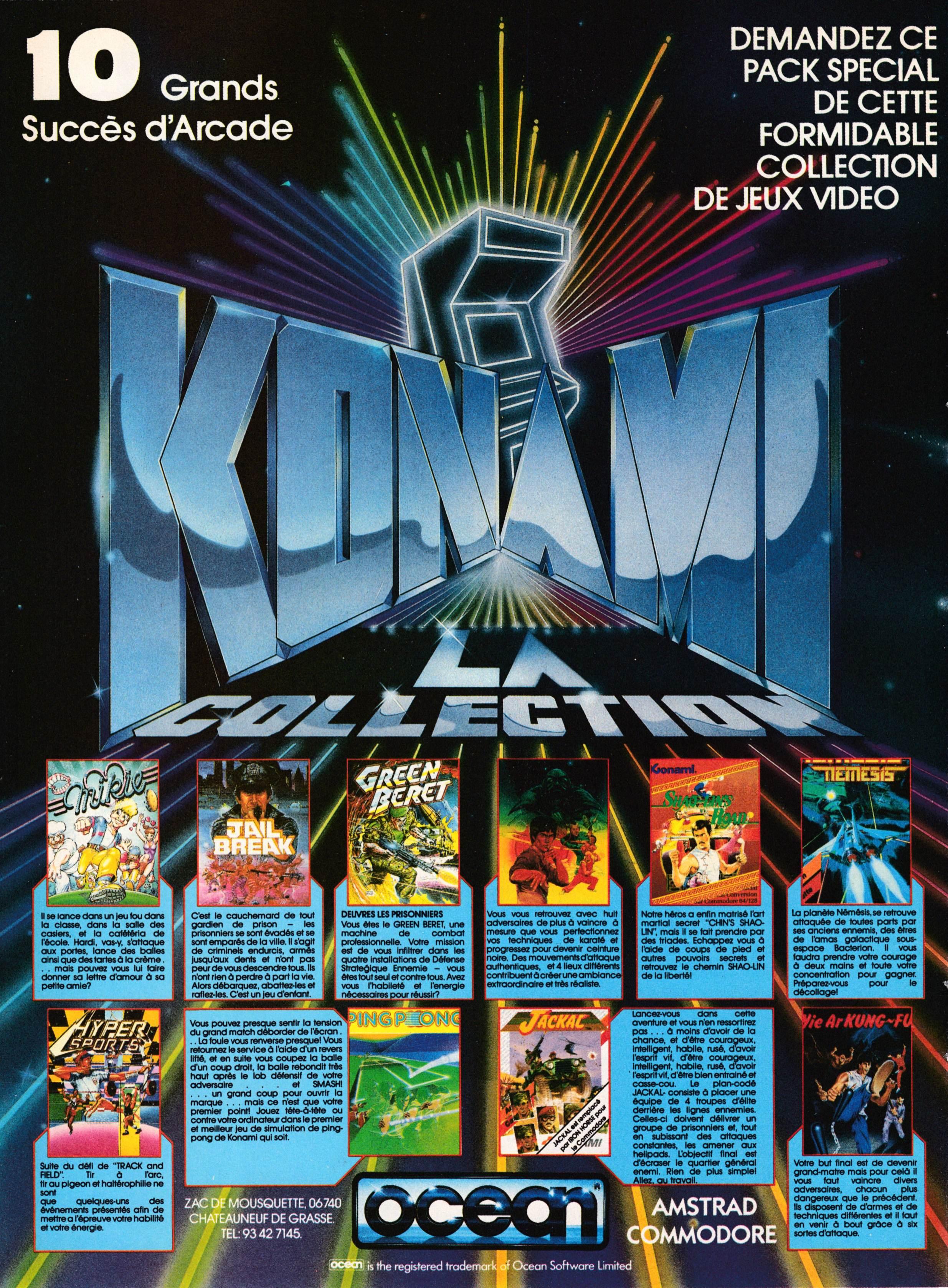 CPCRULEZ > AMSTRAD CPC GAMESLIST > COMPILATION: KONAMI'S ARCADE ...
