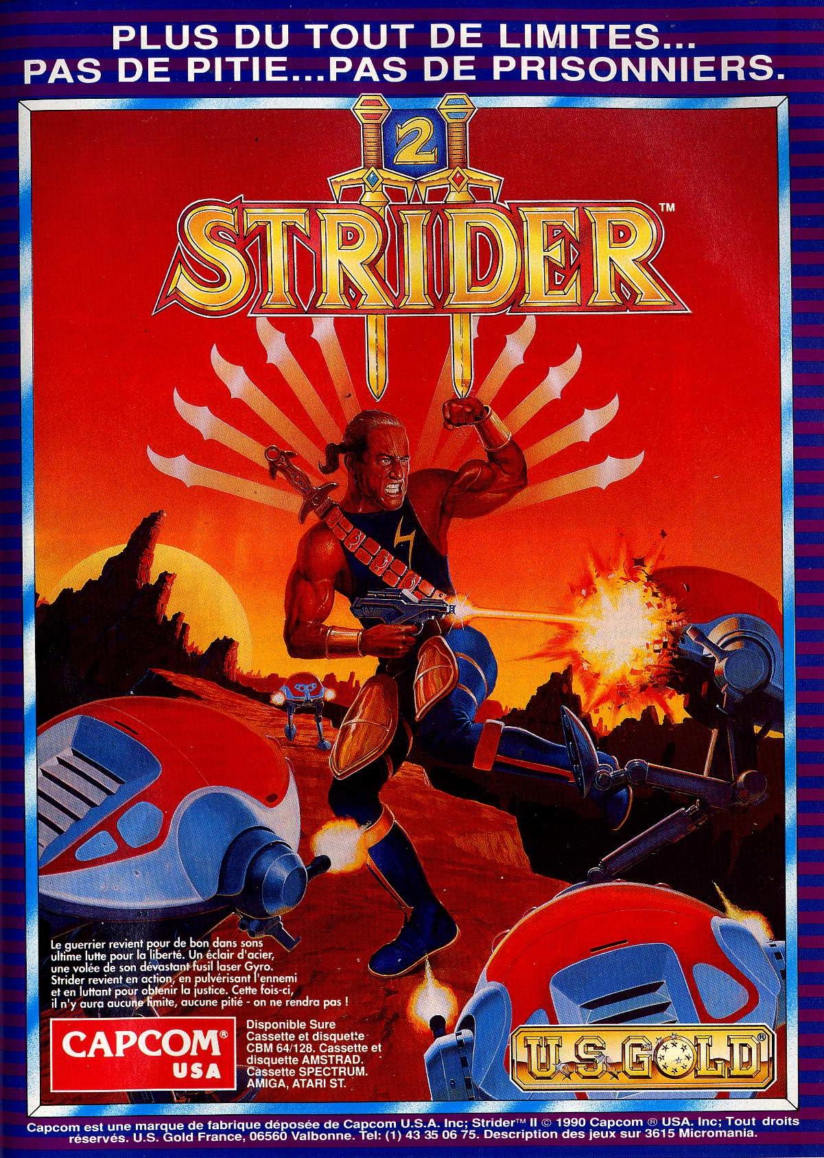 CPCRULEZ > AMSTRAD CPC GAMESLIST > STRIDER 2 (c) USGOLD