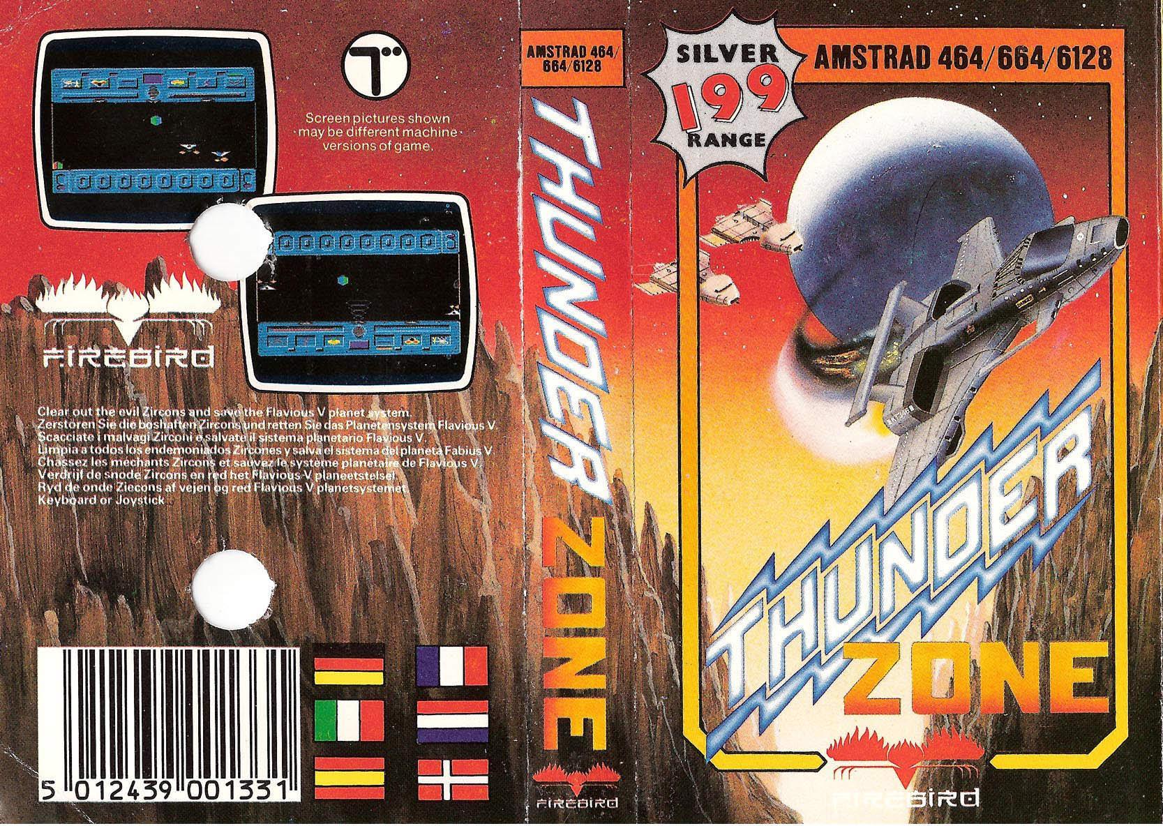 CPCRULEZ > AMSTRAD CPC GAMESLIST > THUNDER ZONE (c) FIREBIRD