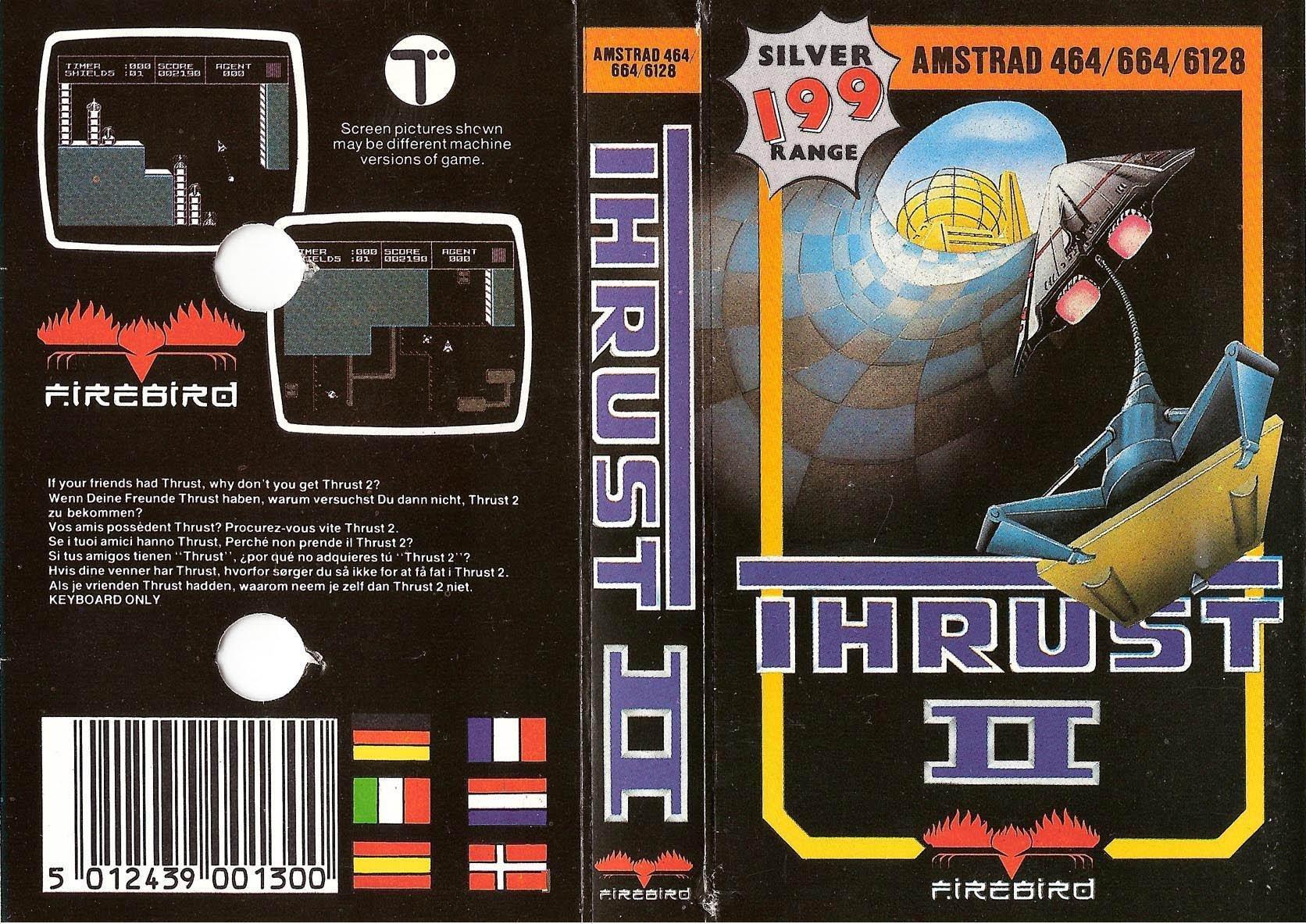 CPCRULEZ > AMSTRAD CPC > GAMESLIST > THRUST 2 (c) FIREBIRD