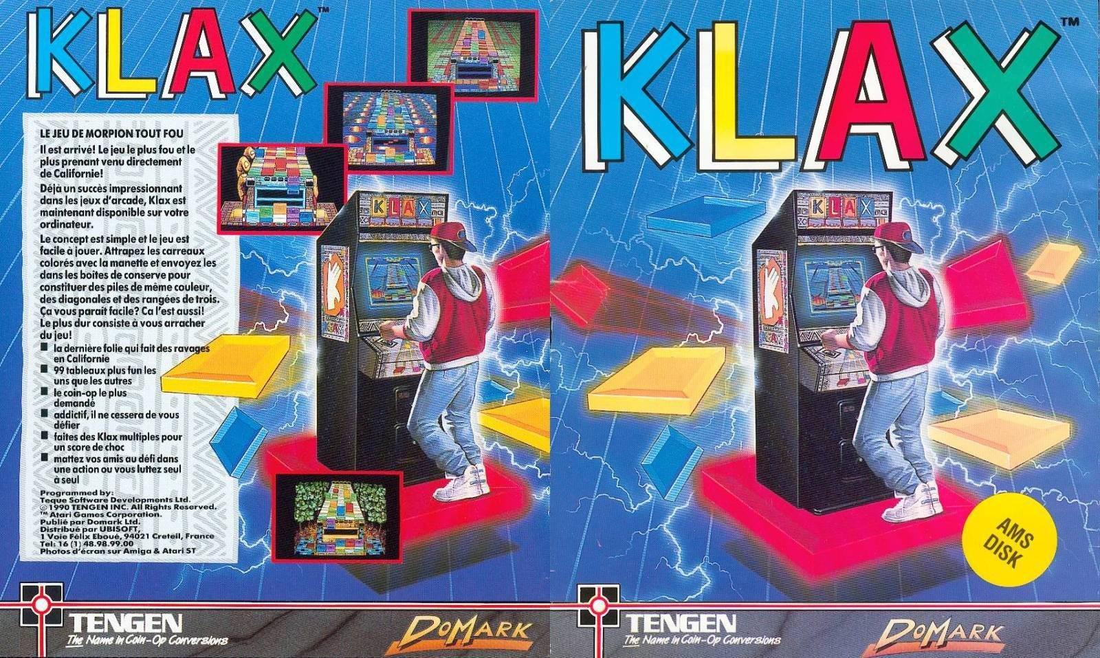 CPCRULEZ > AMSTRAD CPC > GAMESLIST > KLAX (c) DOMARK/TENGEN