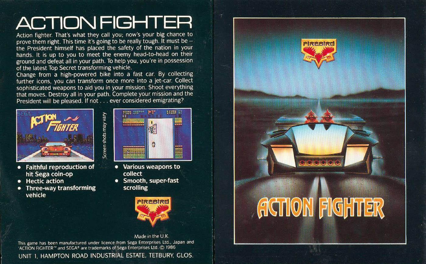 CPCRULEZ > AMSTRAD CPC > GAMESLIST > ACTION FIGHTER (c) FIREBIRD