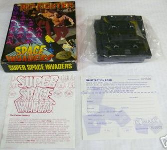 CPCRULEZ > AMSTRAD CPC > GAMESLIST > COMPILATION: PIT-FIGHTER+SUPER SPACE INVADERS (c) DOMARK