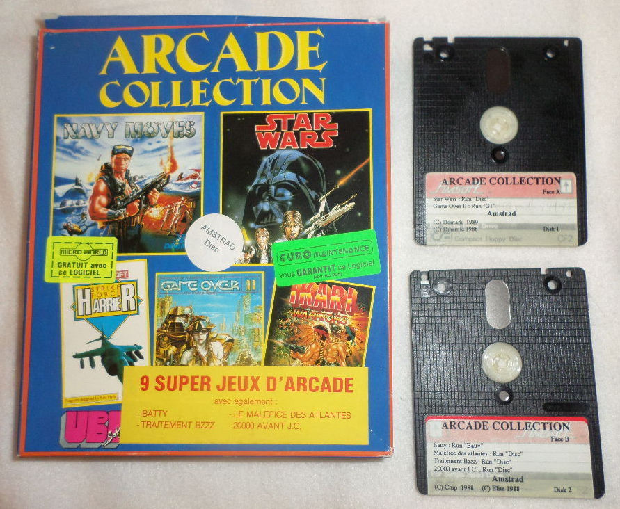 CPCRULEZ > AMSTRAD CPC > GAMESLIST > COMPILATION: ARCADE COLLECTION (c ...