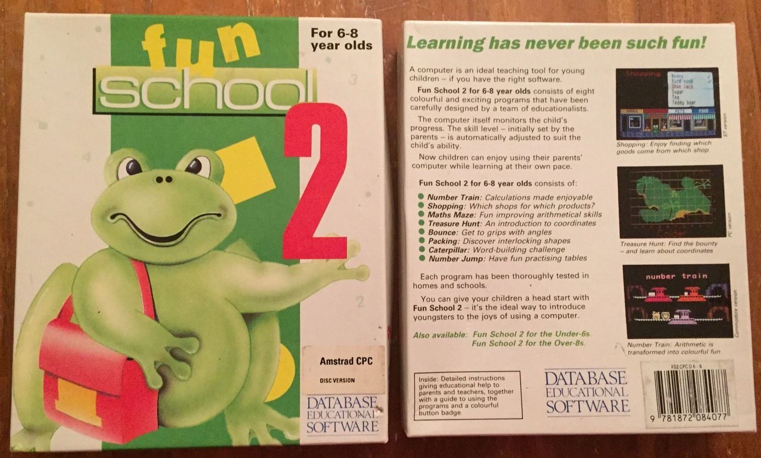 CPCRULEZ > AMSTRAD CPC > GAMESLIST > FUN SCHOOL 2 FOR 6-8'S YEAR OLDS ...