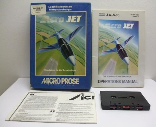CPCRULEZ > AMSTRAD CPC > GAMESLIST > ACROJET: THE ADVANCED FLIGHT ...