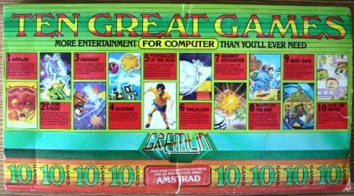 CPCRULEZ > AMSTRAD CPC > GAMESLIST > COMPILATION: 10 GREAT GAMES 1 (c ...
